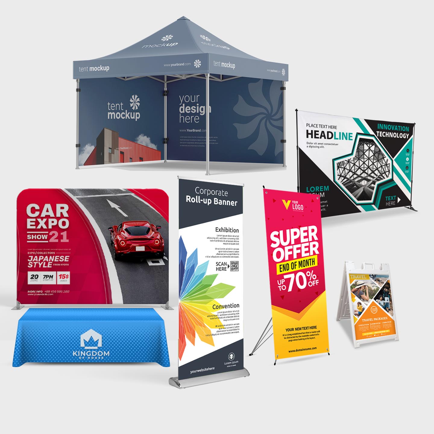 Custom Banners and Signs Printing | Vinyl Banners, Flags, Trade Show ...